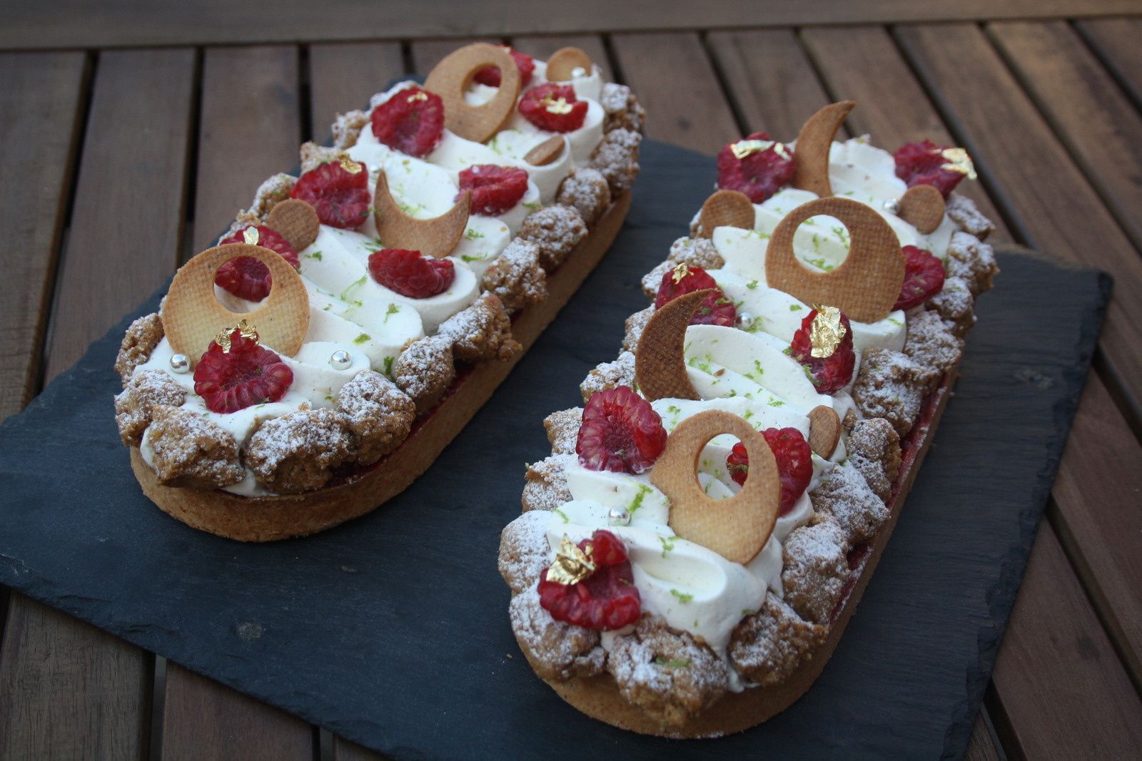 LA TARTE DE XAVIER (framboise, citron, vanille, tonka) - RELIGIEUSE ET ...