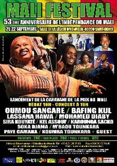 Mali Festival les 21 et 22 septembre - Africa Ghetto Revelation