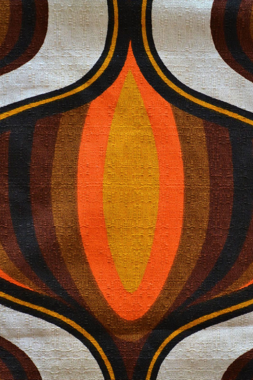 Nouveaux tissus années 70 - Art et Vintage