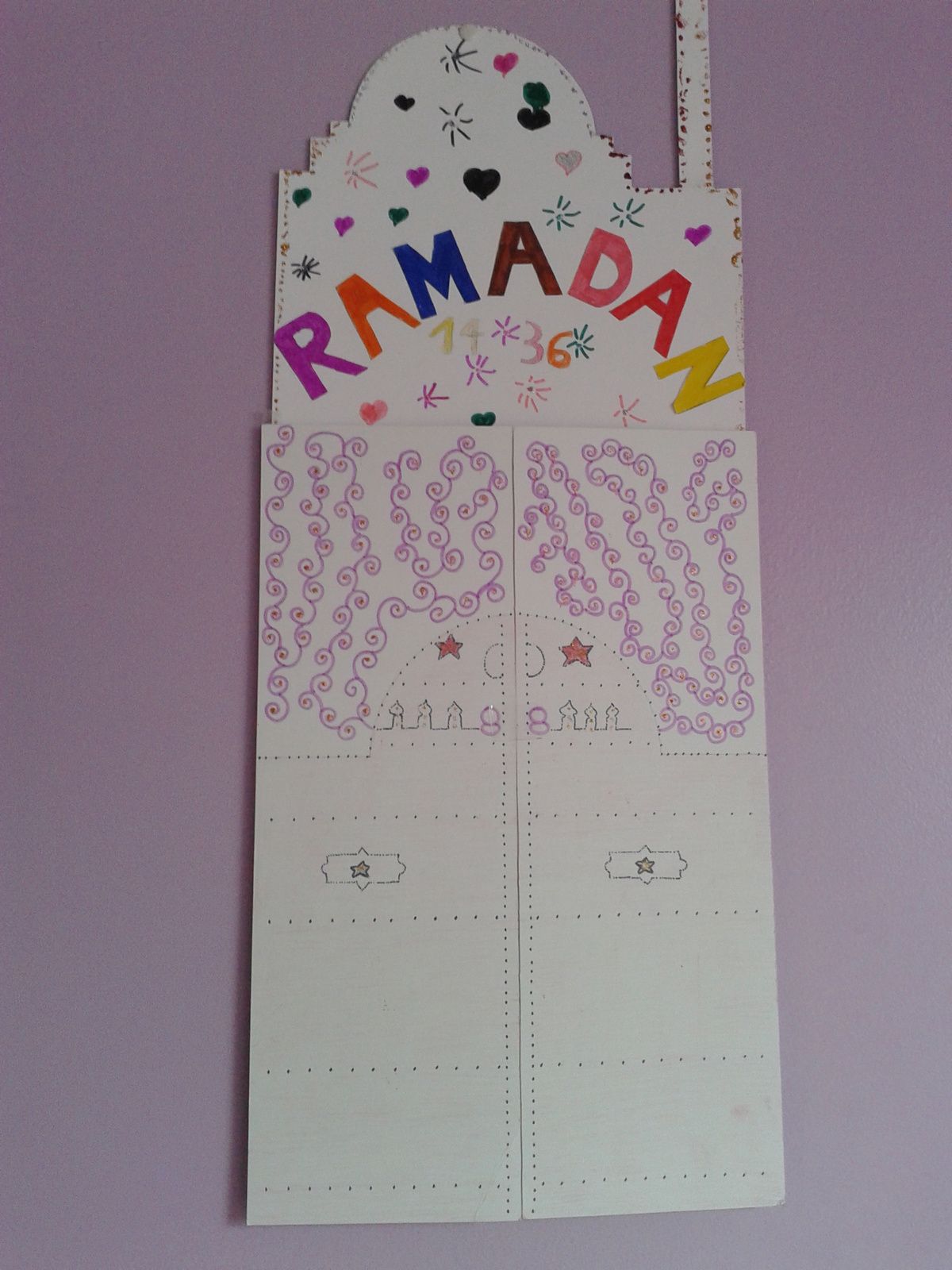 Calendrier Ramadan pour enfant - Les p'tites recettes de Fouzia...