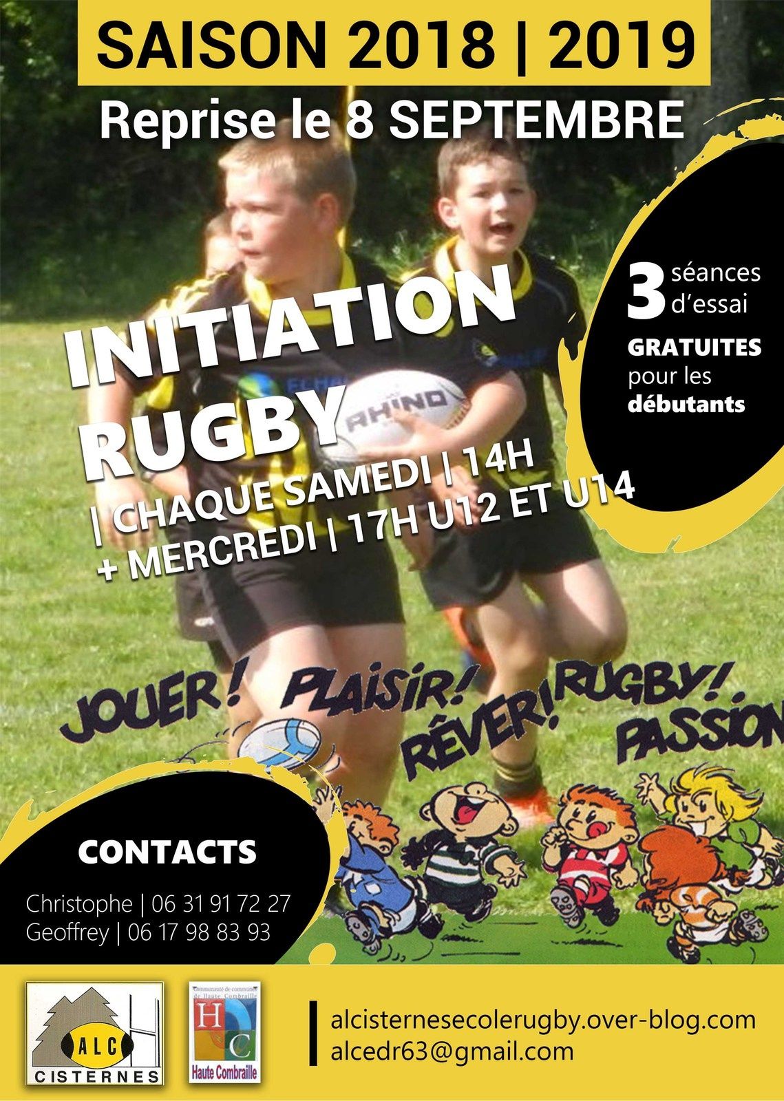 C'est la rentrée à l'école de rugby! - alcisternesecolerugby.over-blog.com