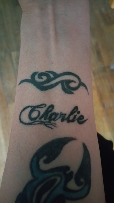 Charlie Name Tattoo