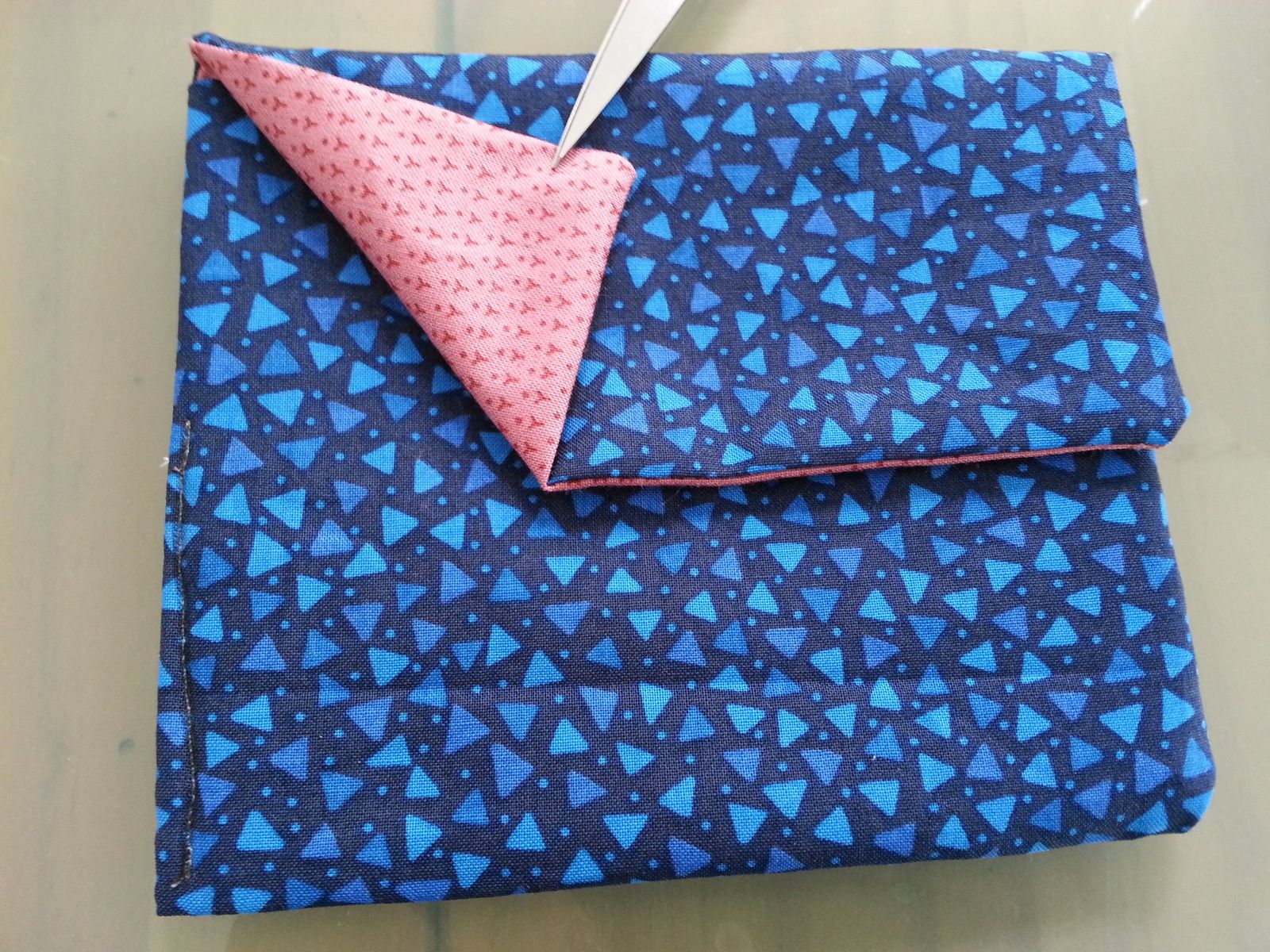 Tuto - une petite pochette réversible - Mes Lubies