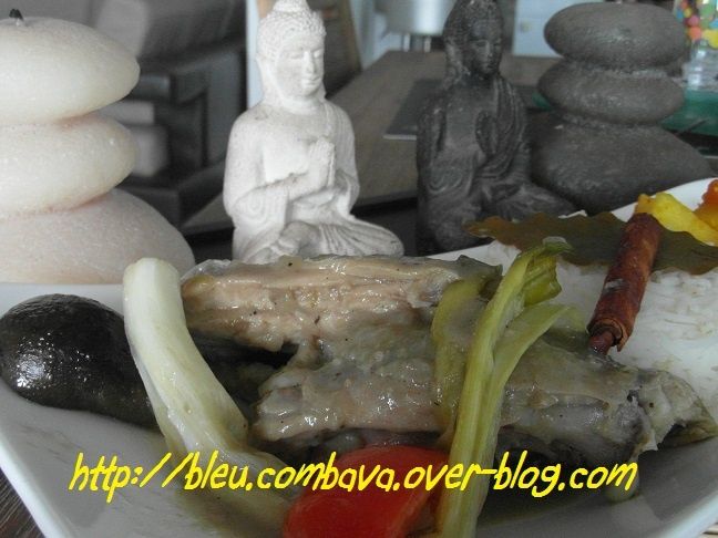 Poulet des Bugis ou Ayam Masak Bugis (Indonésie) - Ma Cuisine Bleu Combava