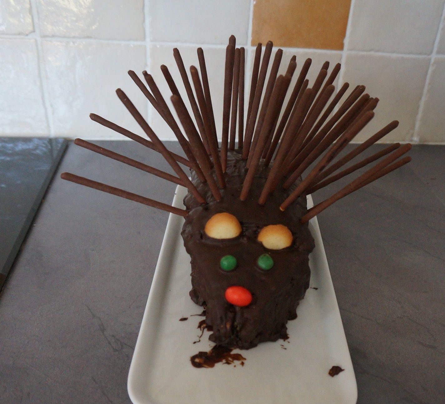 Gâteau Hérisson pour les 5 ans de mon fils Mayol - Fée Alex