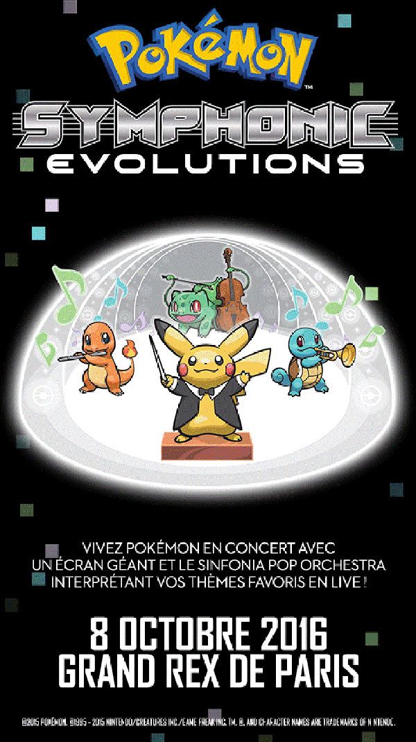 le concert "Pokemon Symphonic Evolutions" arrive a Paris ! - Otakuplayer