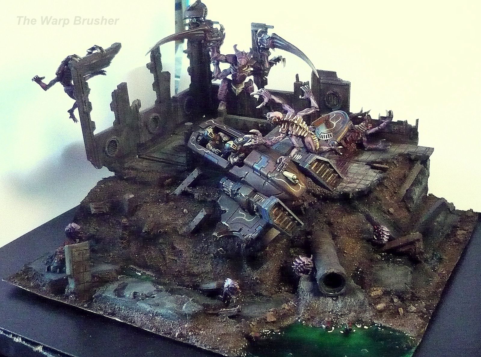 W40K Diorama: Tau vs Tyranids - thewarpbrusher.over-blog.com