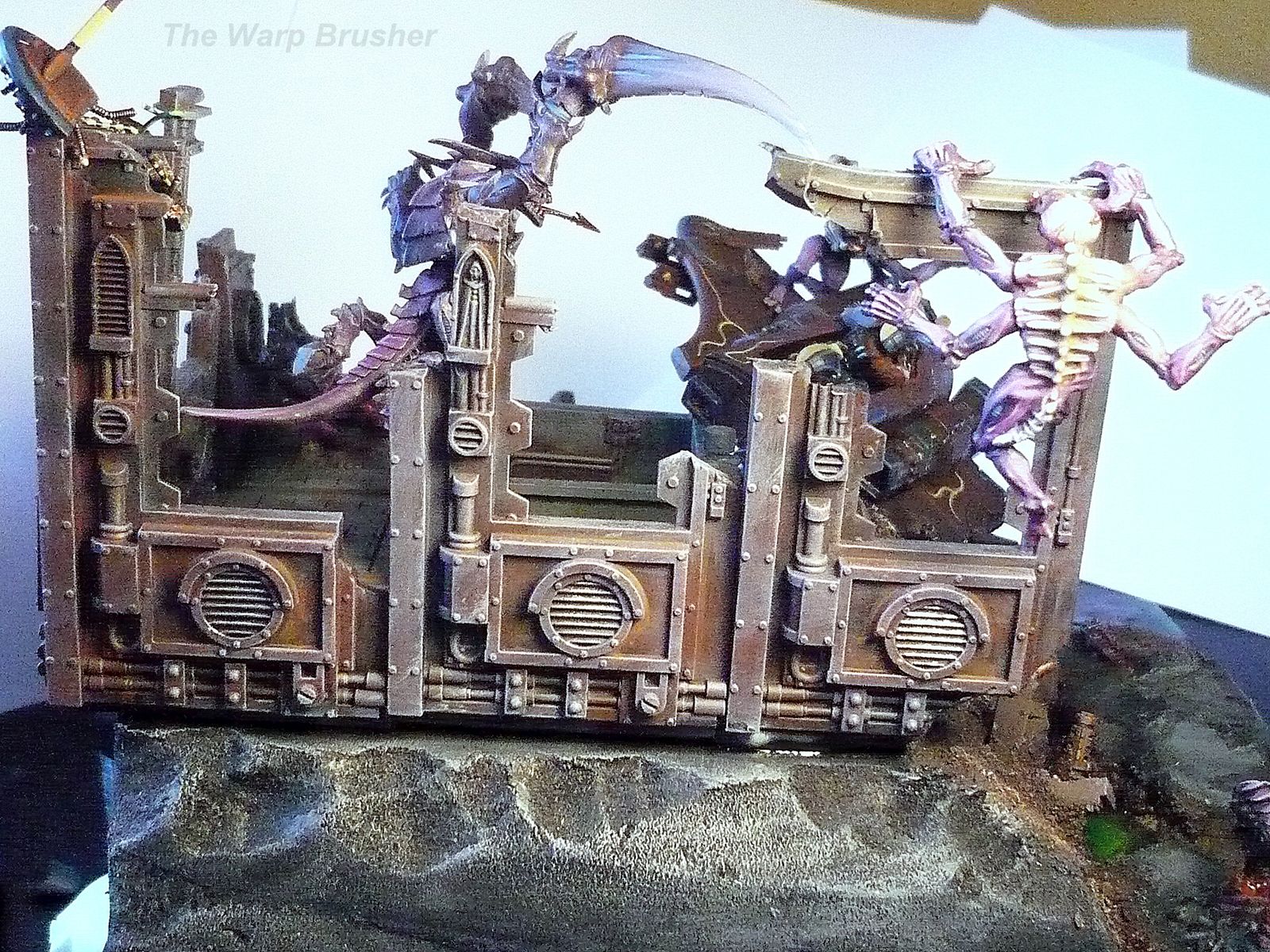 W40K Diorama: Tau vs Tyranids - thewarpbrusher.over-blog.com
