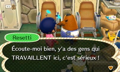 Le centre Resetti - Animal Crossing New Leaf