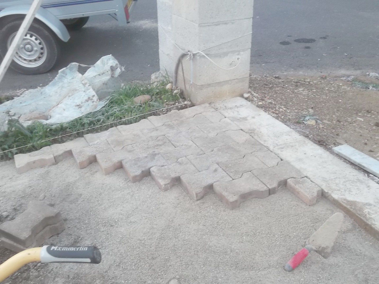 Pose des pavés autobloquants - lextension.over-blog.com
