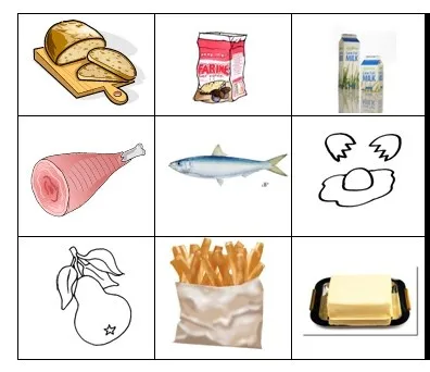 jeu de 7 familles: food - La Classe de Myli Breizh