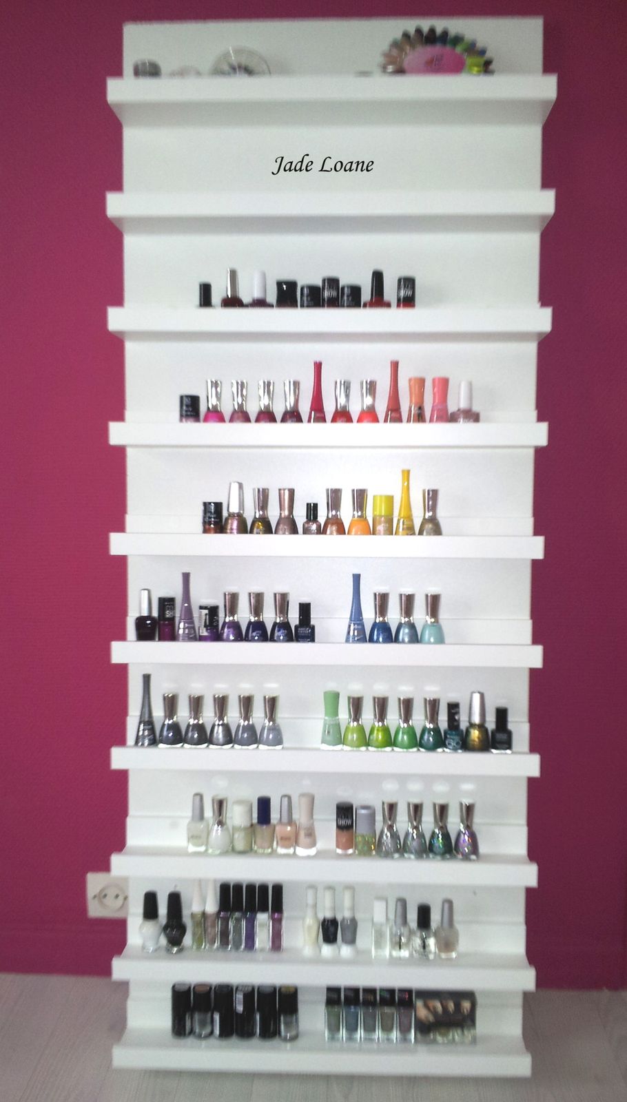 ma vernithèque ^^ l' évolution depuis juillet 2013 - Jade-Loane.over-blog.com