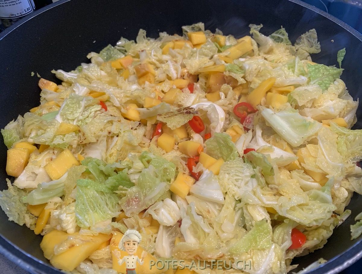 Chou sauté façon Thaï - Potes-au-Feu.ch