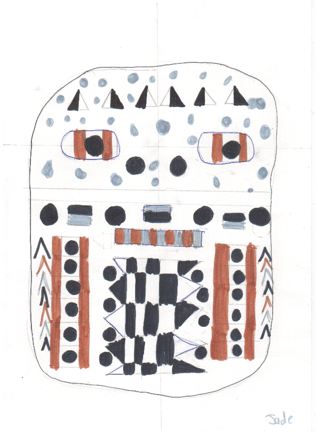 Le masque africain - blog des CM1-CM2 de l'école Sainte Marie des Ursulines