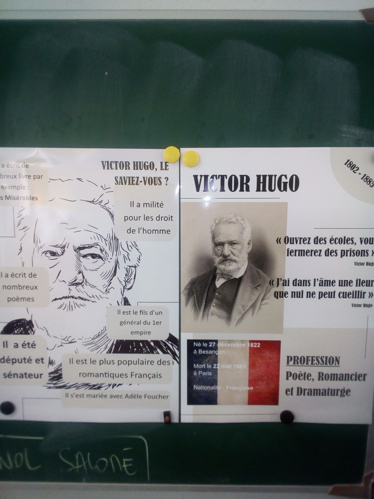 Victor Hugo - blog des CM1-CM2 de l'école Sainte Marie des Ursulines