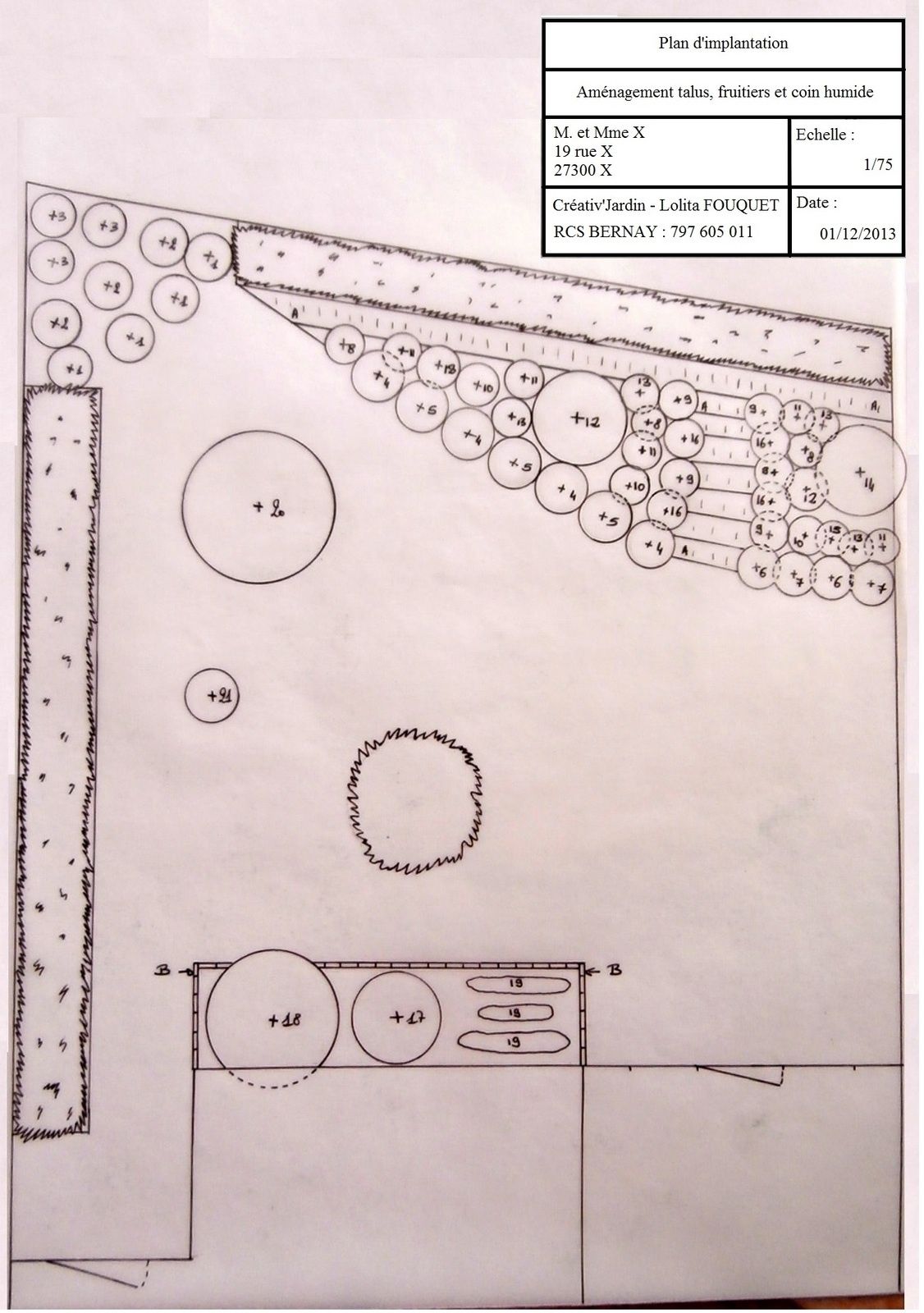 Proposition pour un aménagement de talus à Alençon Orne (61) - Créativ ...