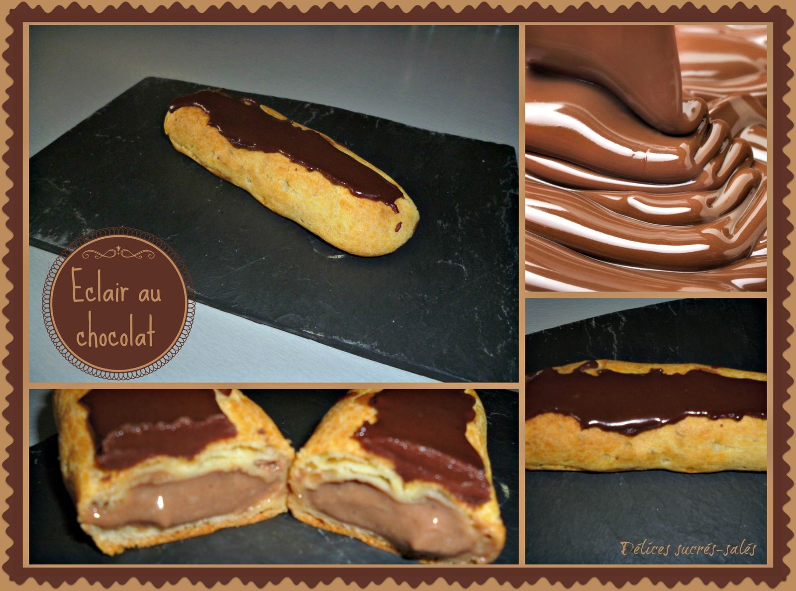 Éclair au chocolat - delices-sucres-sales.over-blog.com