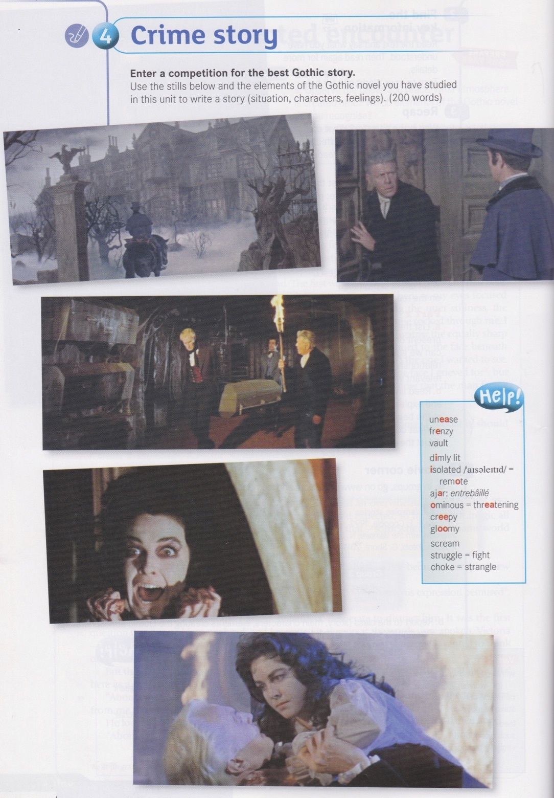 1e Creepy Fiction and the Gothic genre - Englishcool