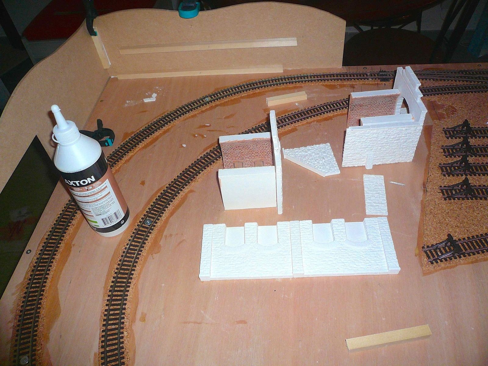 Réseau "Double voie" - construction du relief - Votre réseau de trains ...