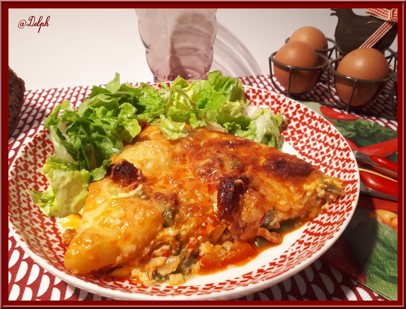 Omelette Aux Pommes De Terre Chorizo Poivrons Au Four Oh La