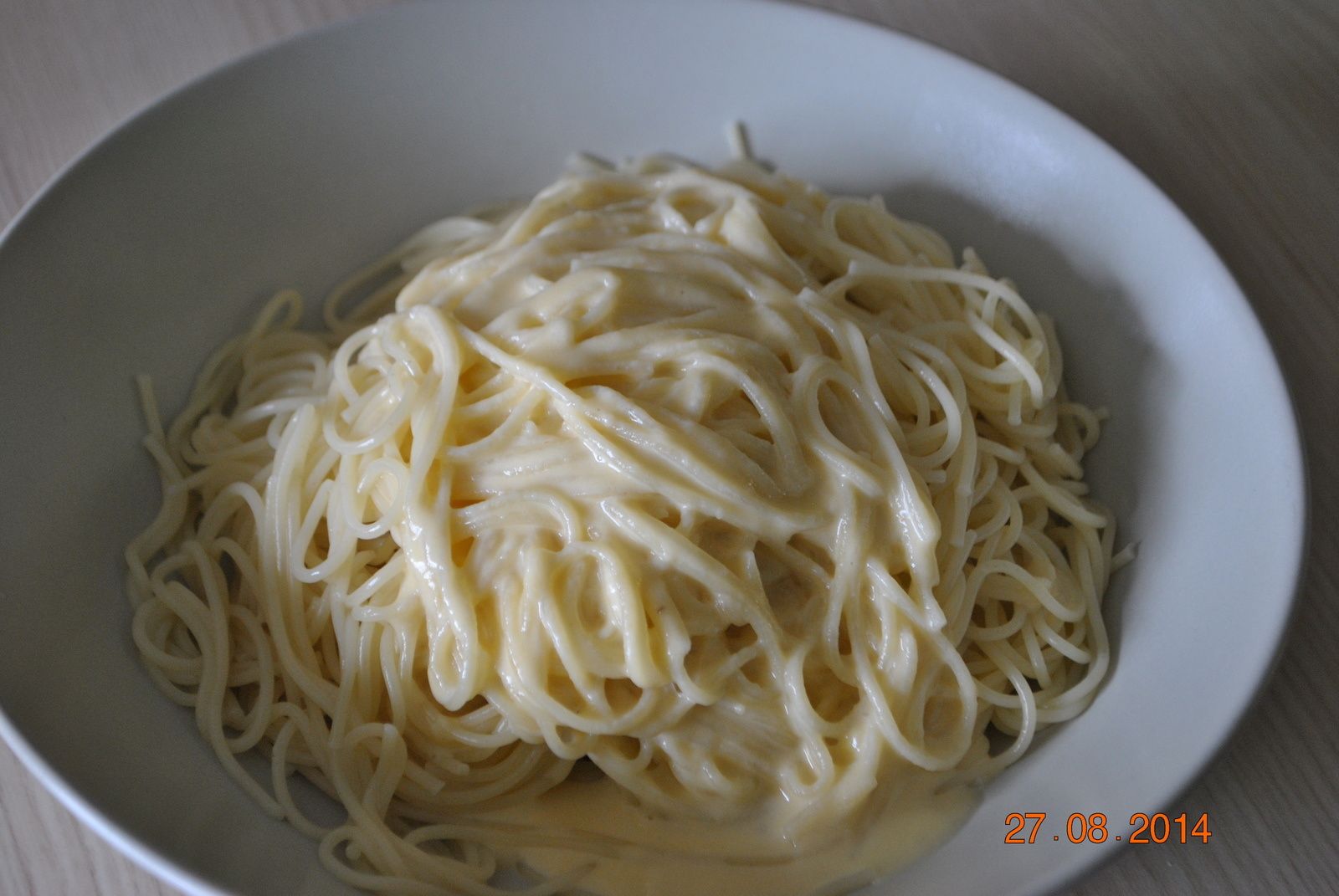 Spaghetti sauce 4 fromages - Sucette Violette