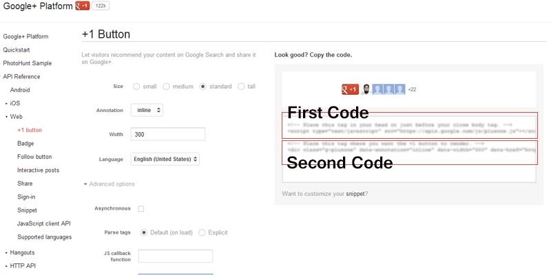 How to add Google+ button to your blogger ? - Creative Designer