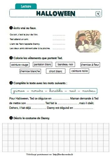 Texte pour Halloween : Halloween de Jane O'Connor - CE1-CE2 - Fée des ...