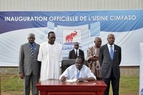 Le Burkina se dote d’une nouvelle cimenterie, CIMFASO - WAKAT INFO