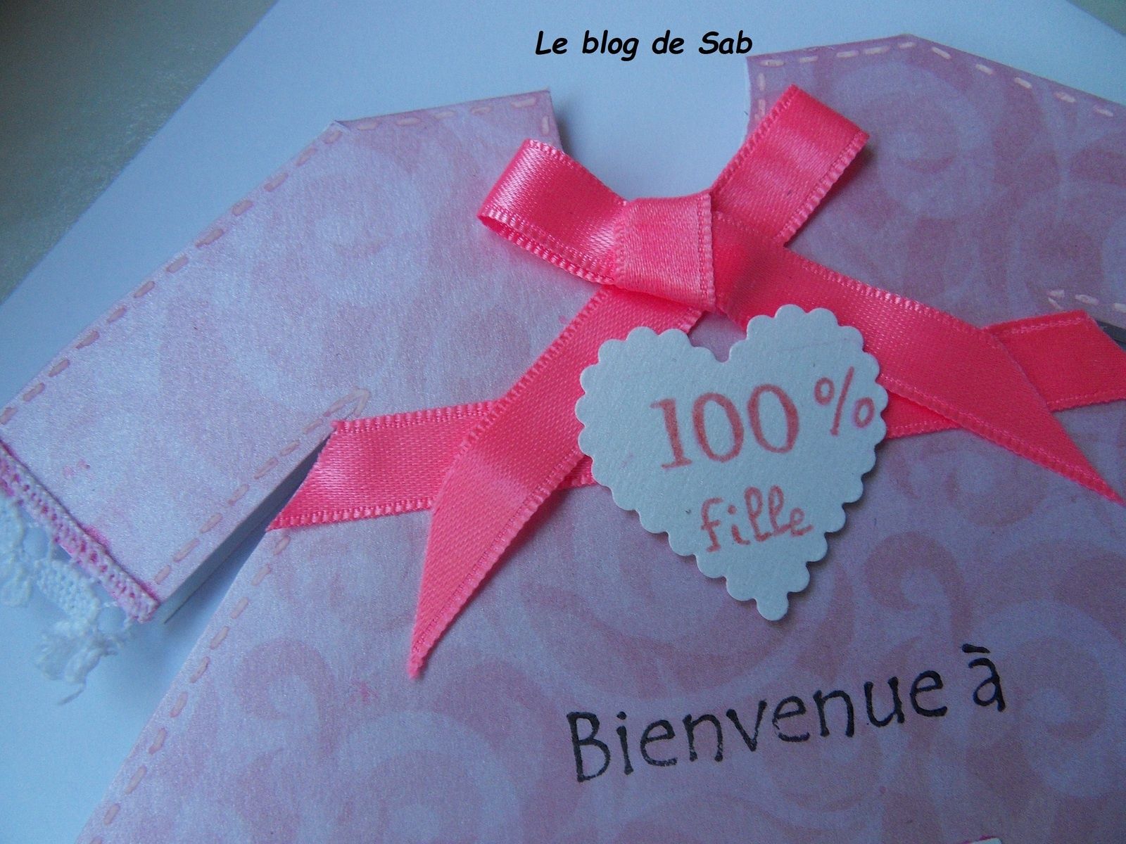 Carte félicitation naissance fille - Le blog de Sab