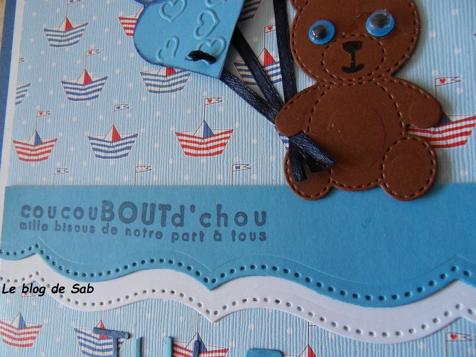 Carte naissance garçon - Le blog de Sab