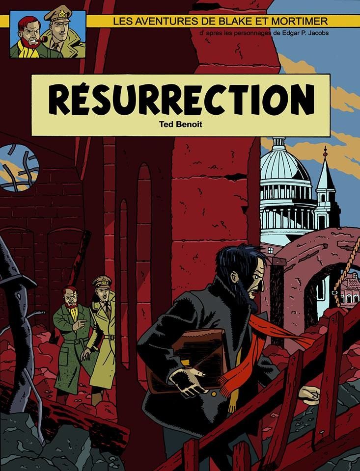 A tribute by Serge Baeken and a fan-made inking for Résurrection's ...