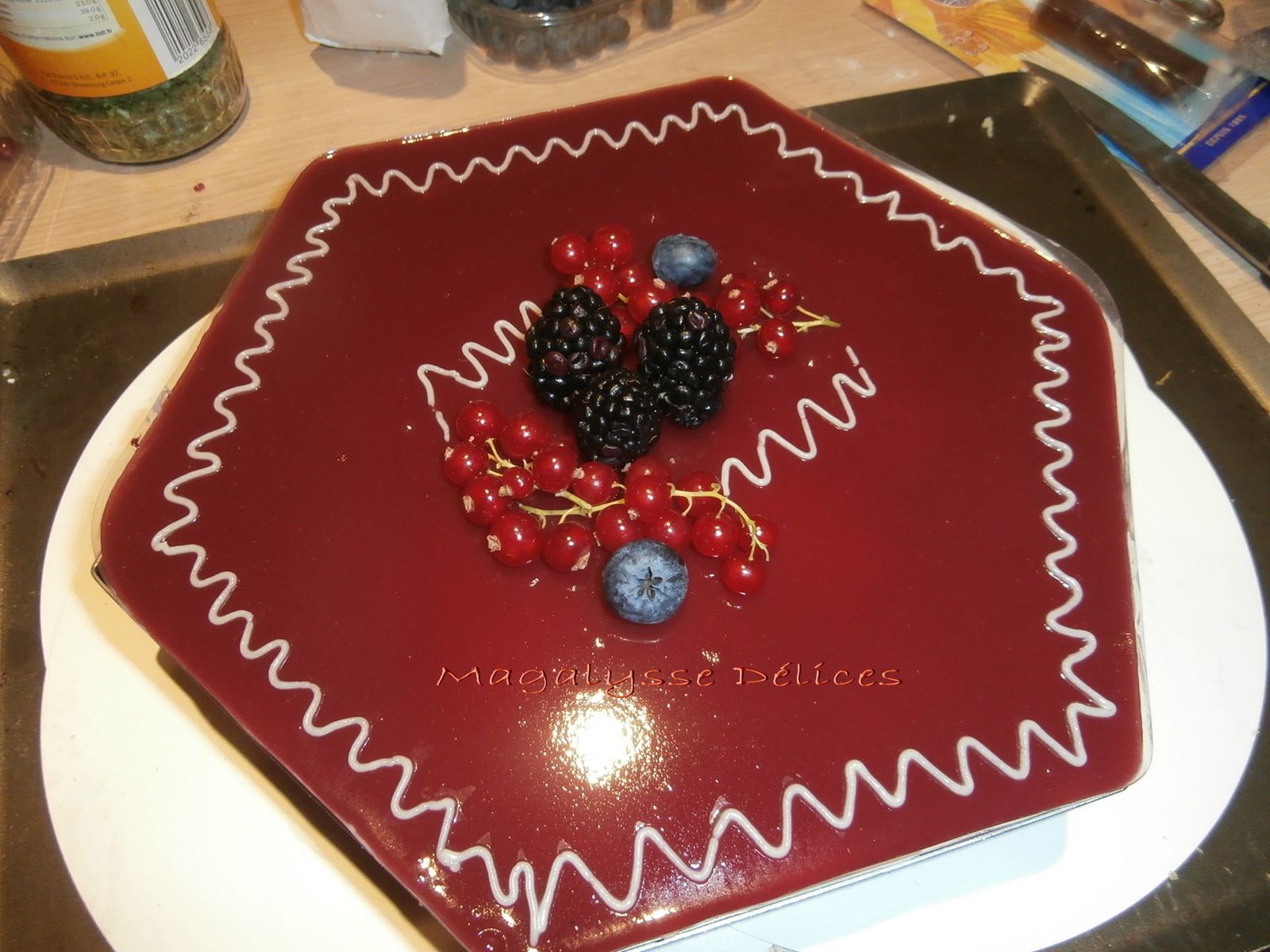 CAP : Bavarois aux fruits rouge - Magalysse Délices