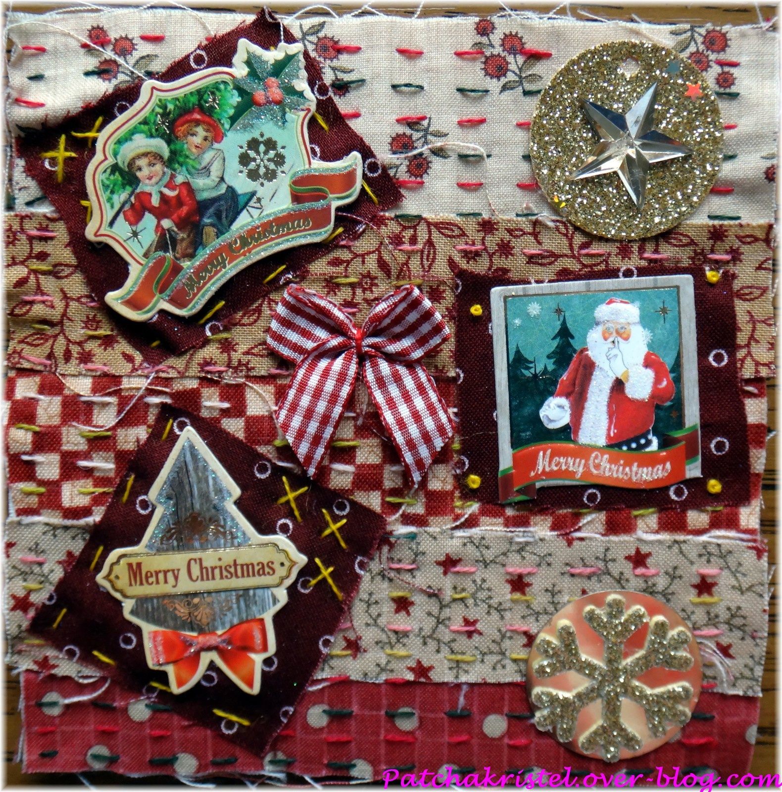 Carré de Noël n°6 - Patch à Kristel