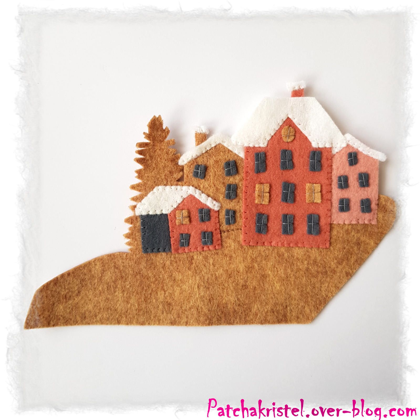 Couronne de Noël by Quiltmania - bloc 1 - Patch à Kristel