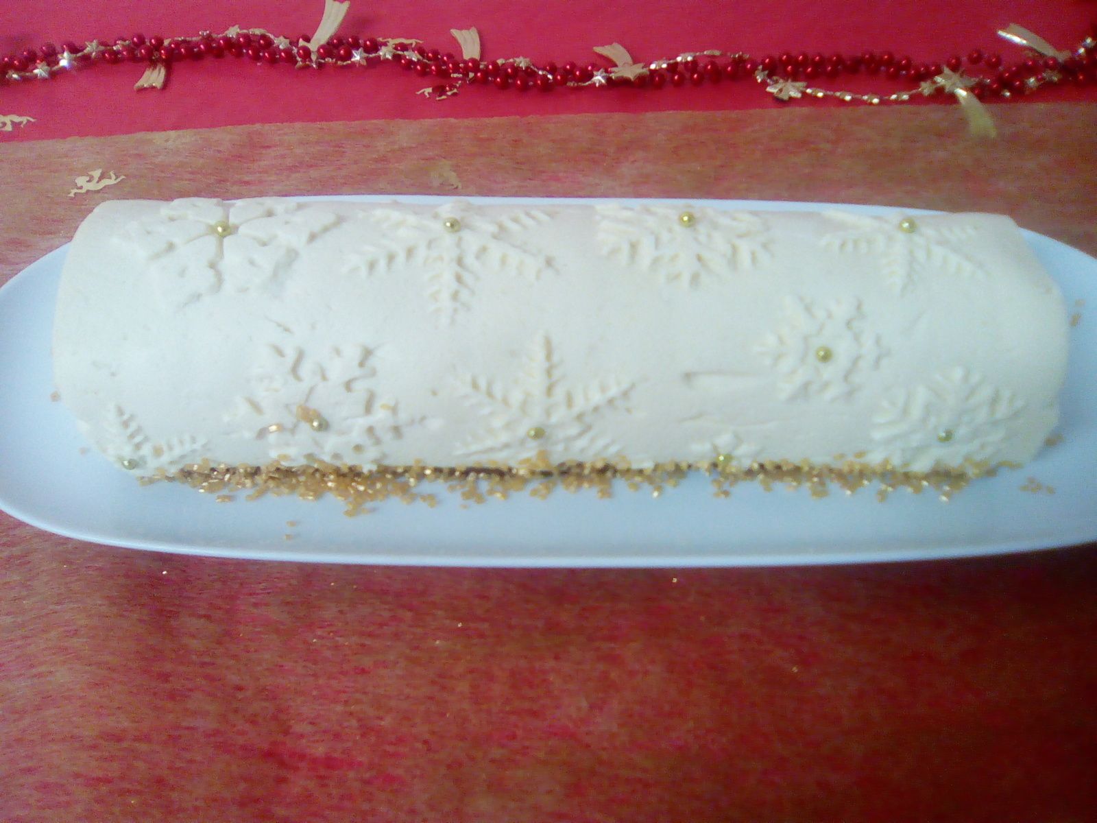 Bûche de Noël vanille fruits rouges - Mes Meilleures Recettes Faciles