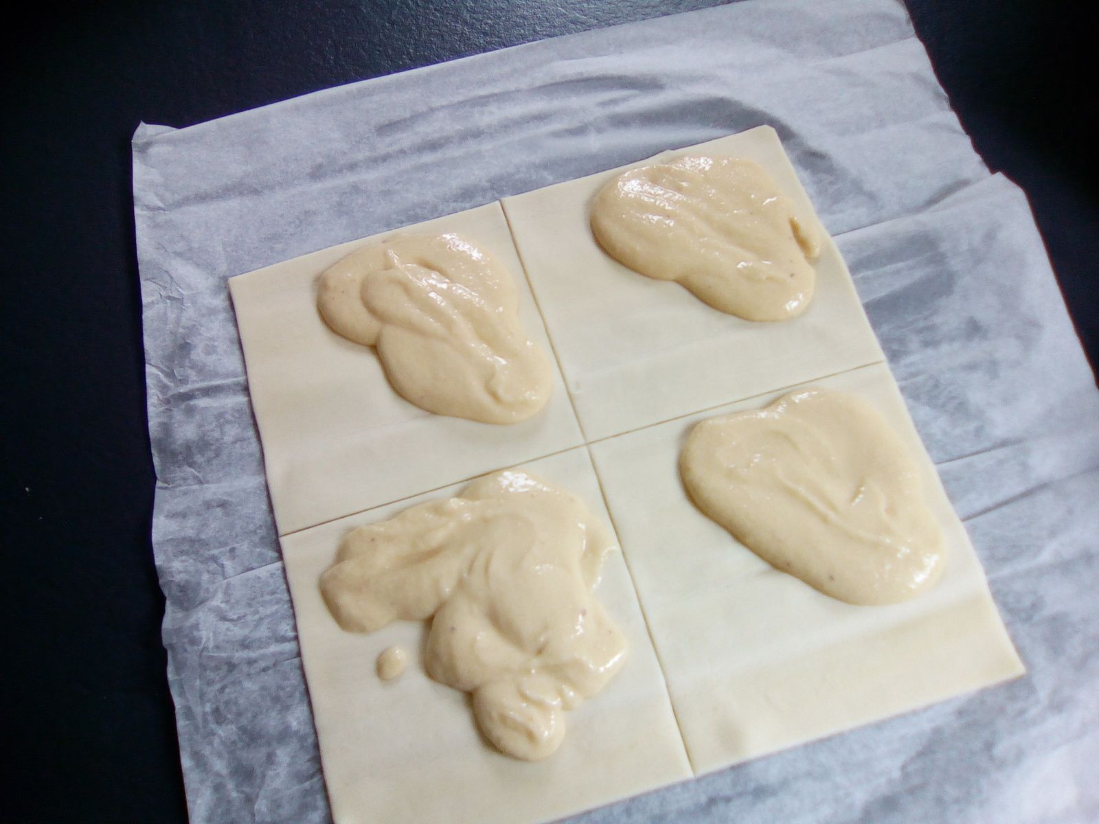 Triangles aux amandes (companion ou pas) - Mes Meilleures Recettes Faciles