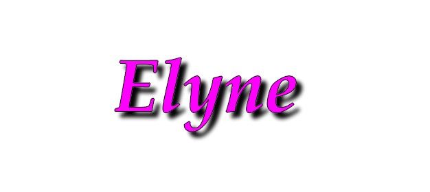 Elyne - Les Prénoms par Lily la Plume