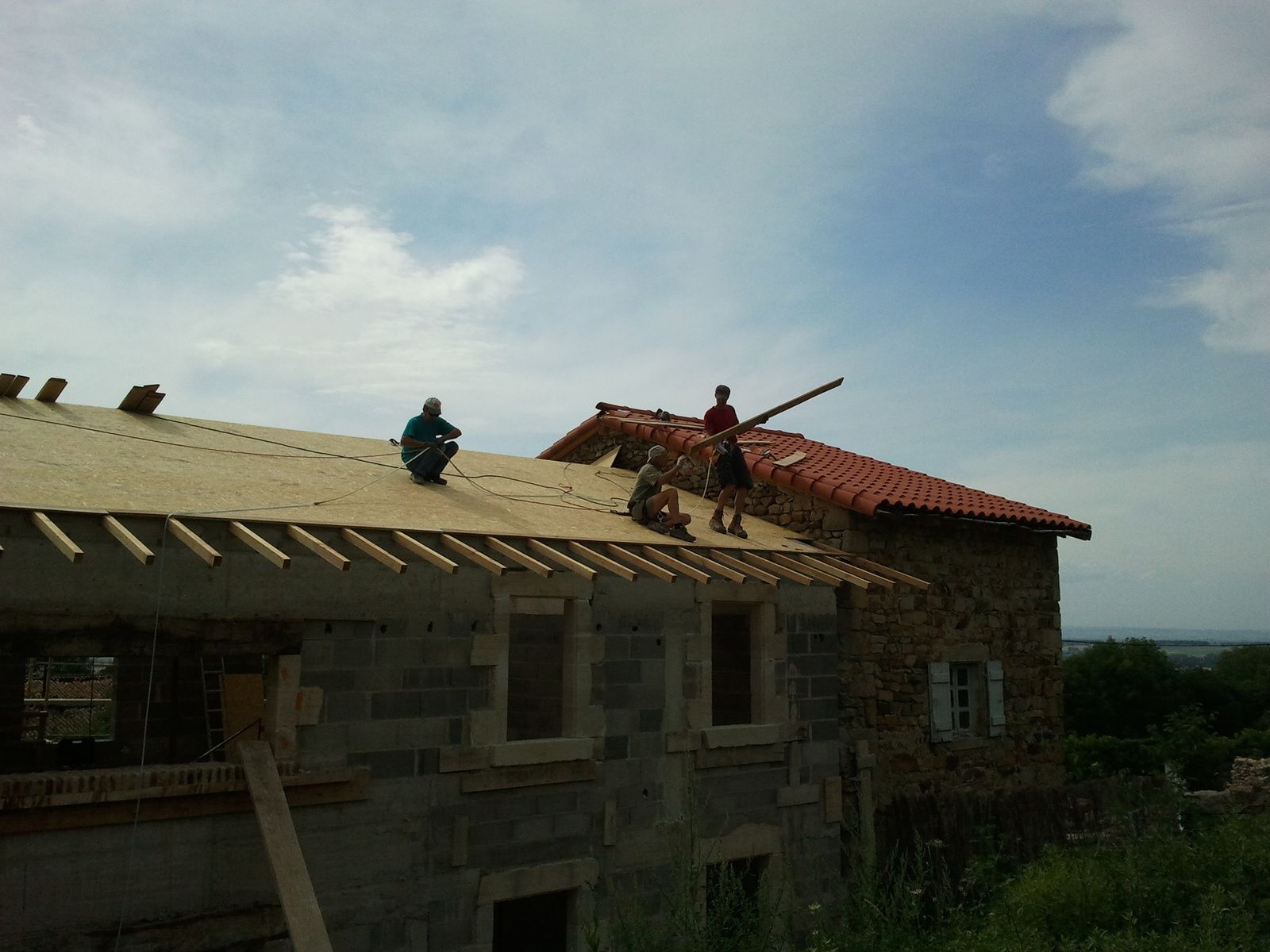 Toiture maison : Start - End - 1 week - Pierre, Bois & Nature