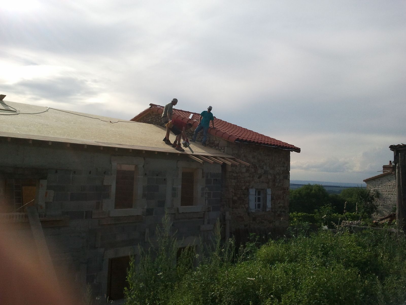 Toiture maison : Start - End - 1 week - Pierre, Bois & Nature