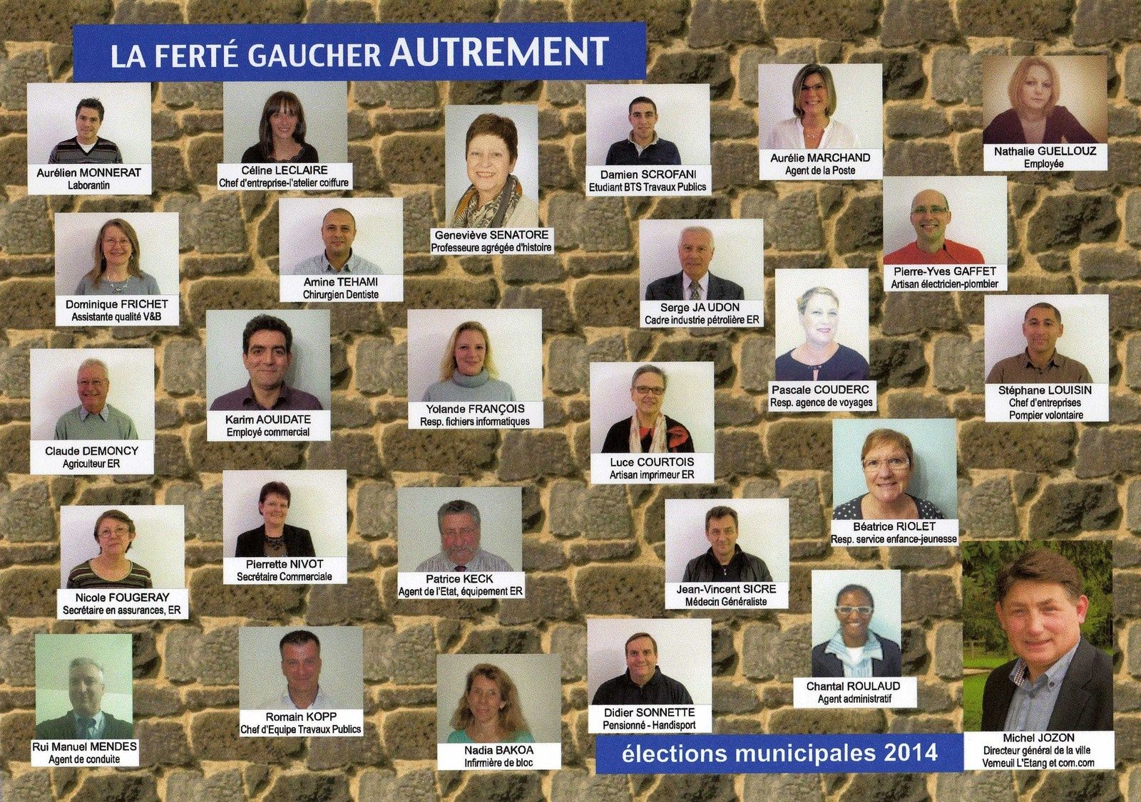 Présentation de la liste LFGA - LA FERTE-GAUCHER AUTREMENT LFGA sur le Net