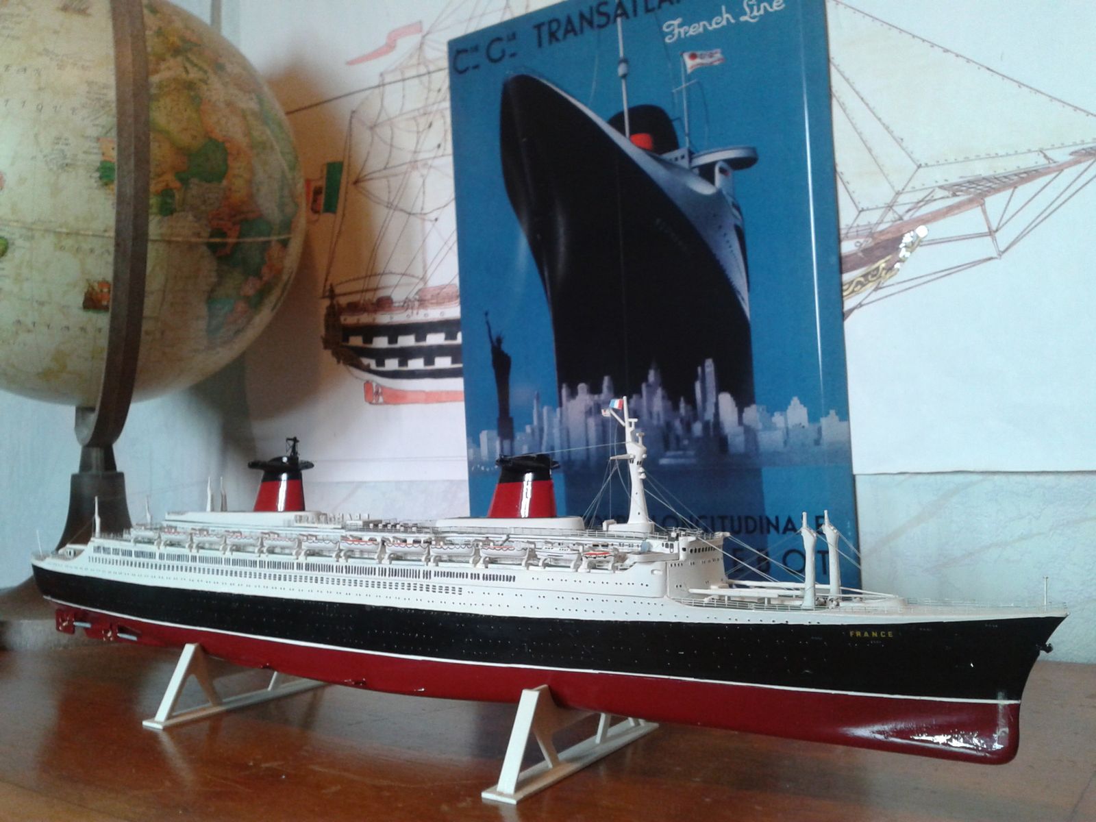SS France - Journal de bord des maquettistes Gravenchonnais