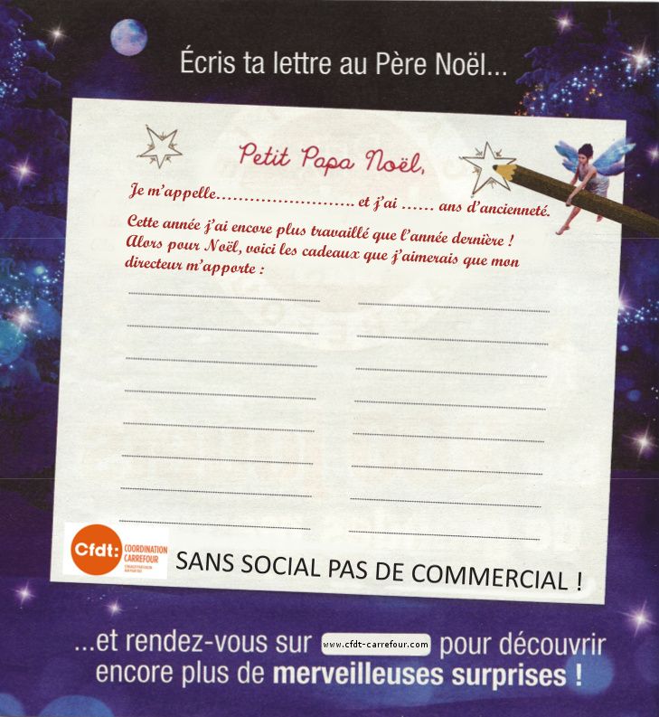 Ecris ta lettre au Père Nöel...