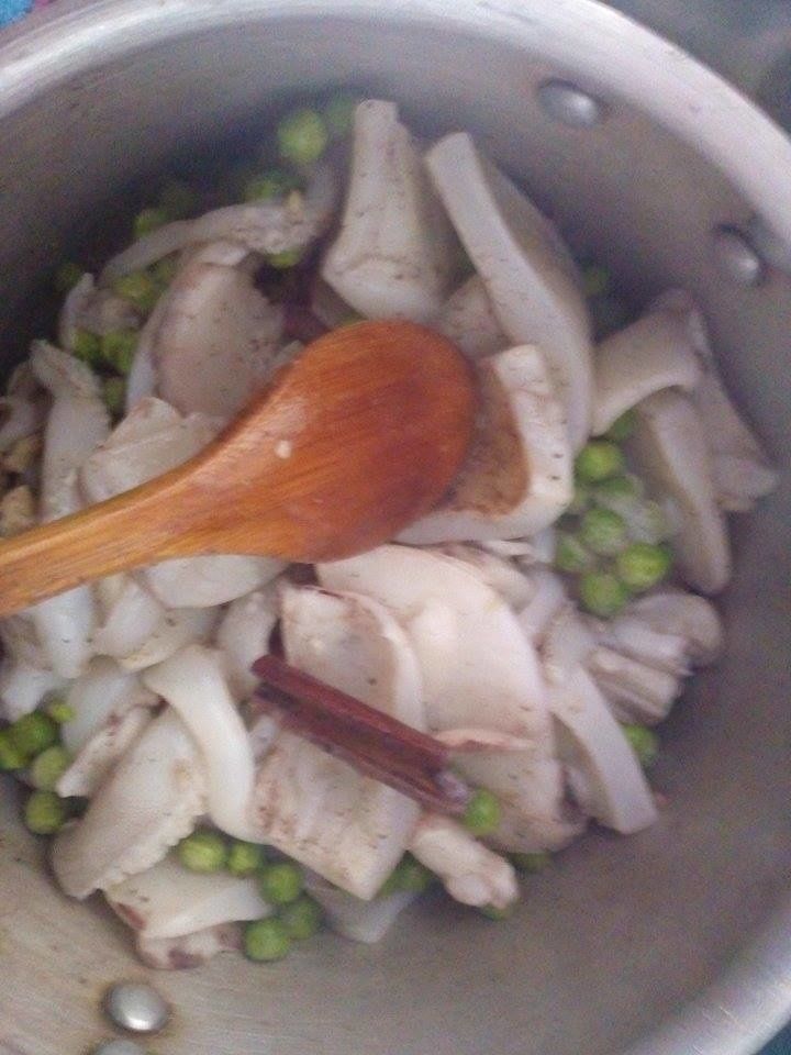 Sépia ou calamars en sauce blanche