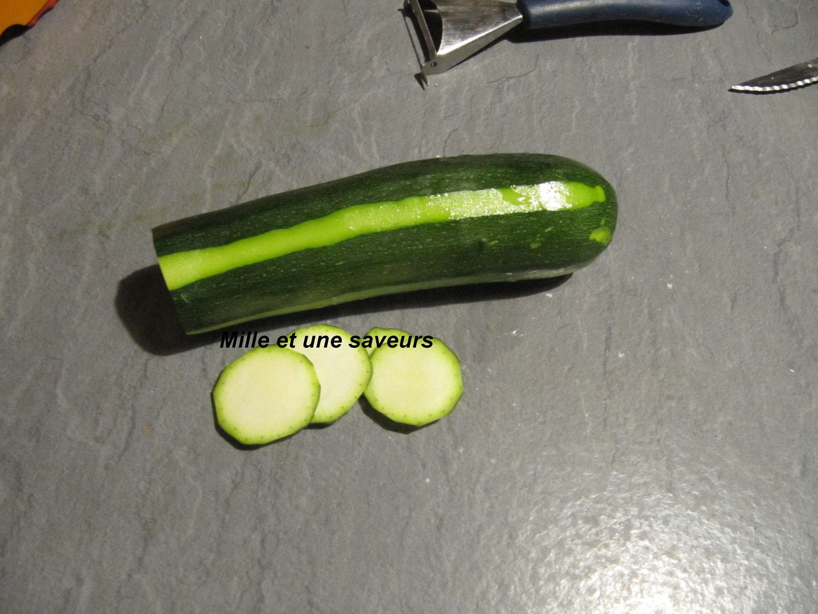 Roses feuilletées à la courgette - mille et une saveurs dans ma cuisine