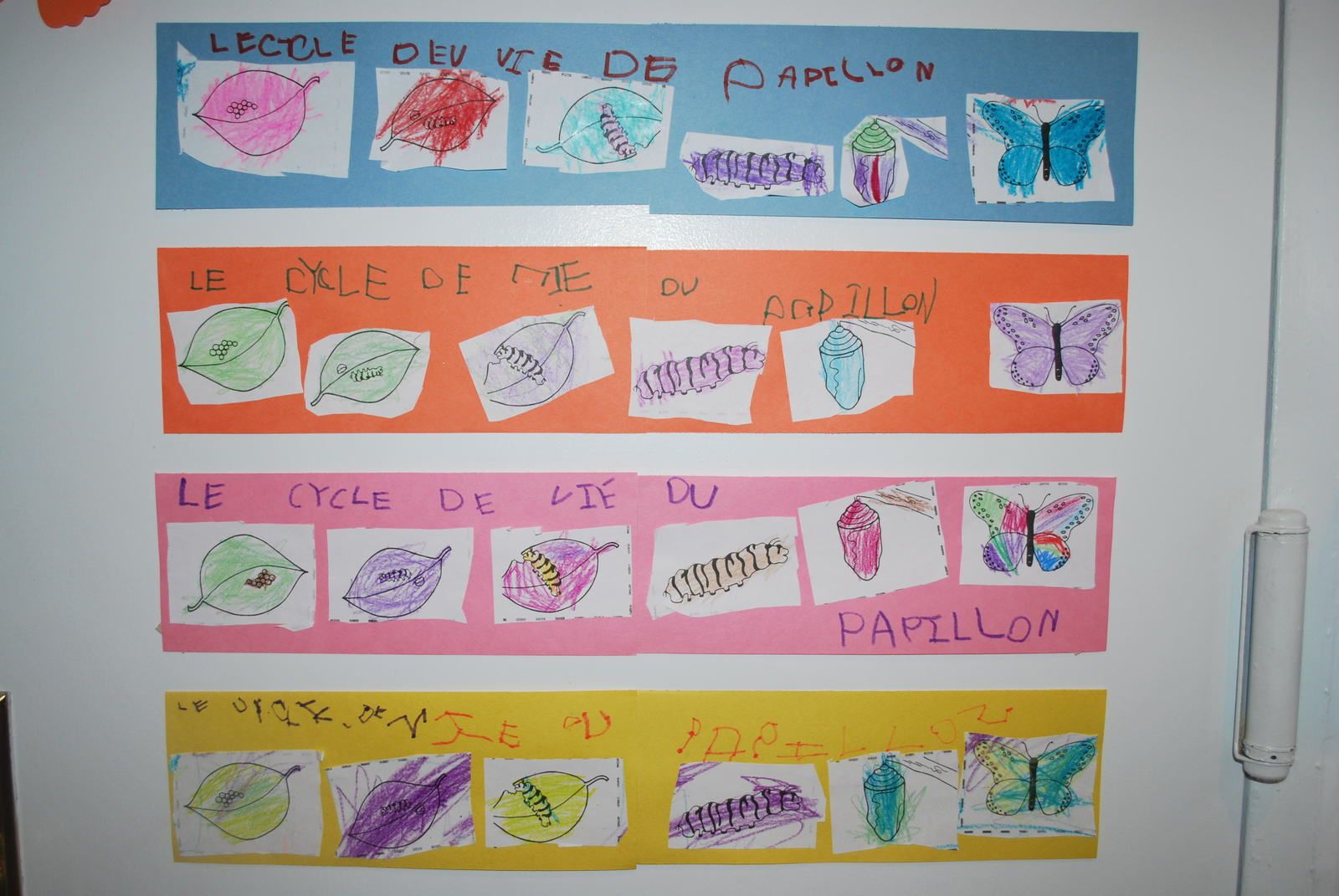 Décoration de la classe, thème chenille papillon - Le blog de L'école ...
