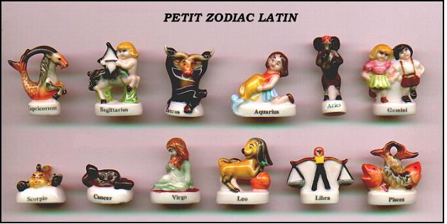 Petit zodiac latin - Ma collection de fèves