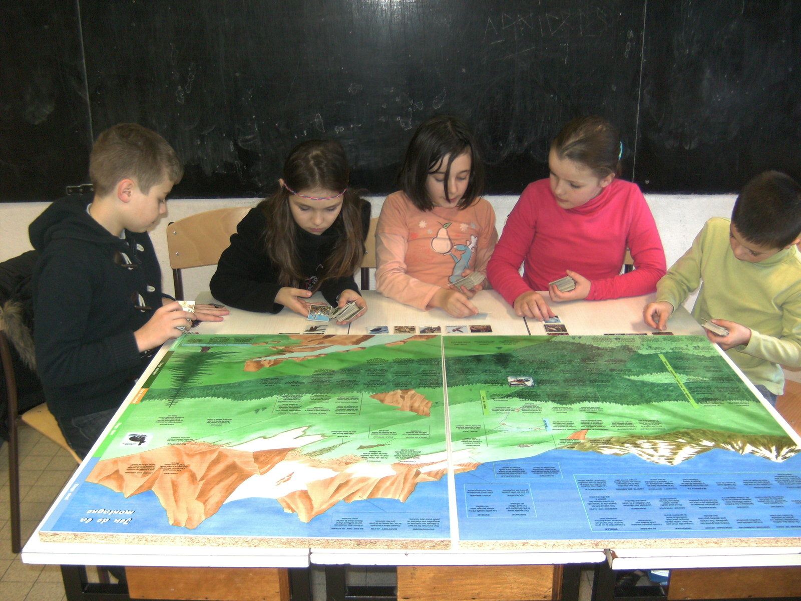 Jeu de la montagne pour les CM1-6 - Suivez les CM1 à Châtel