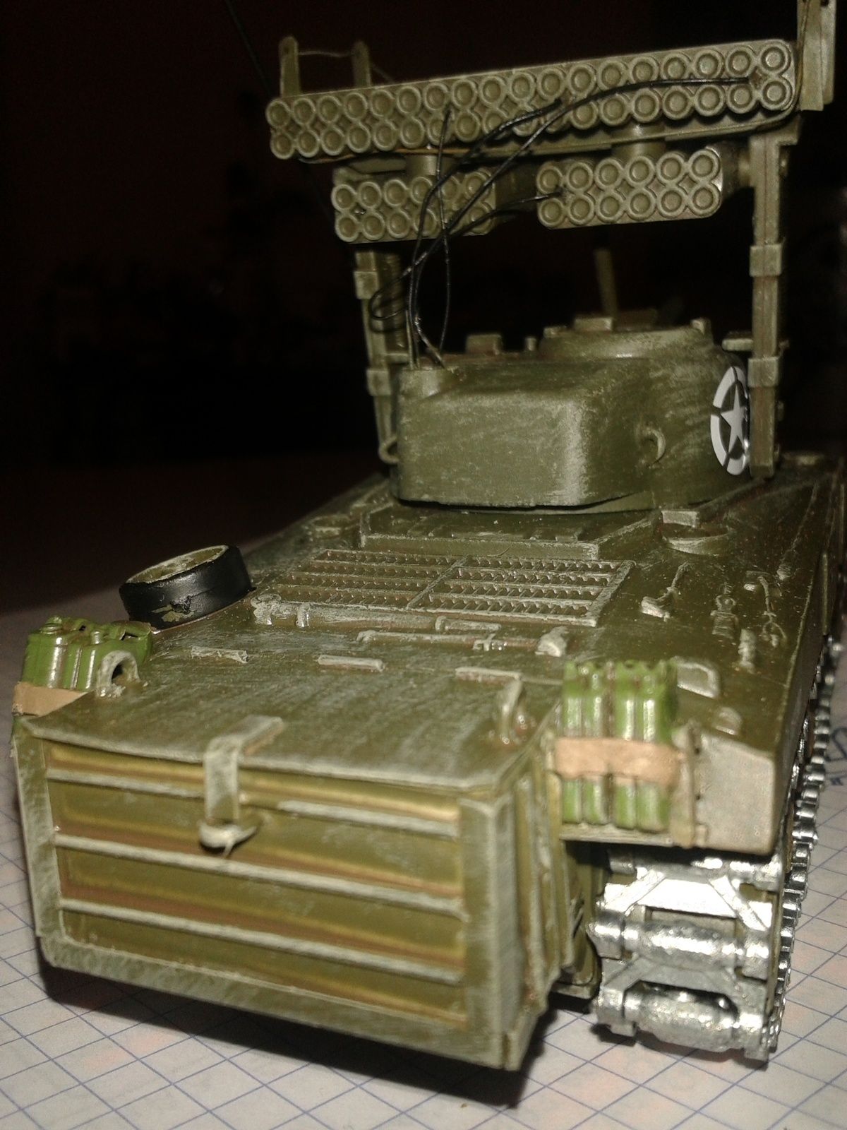 amelioration sherman T34 calliope de solido - figurines et vehicules ...