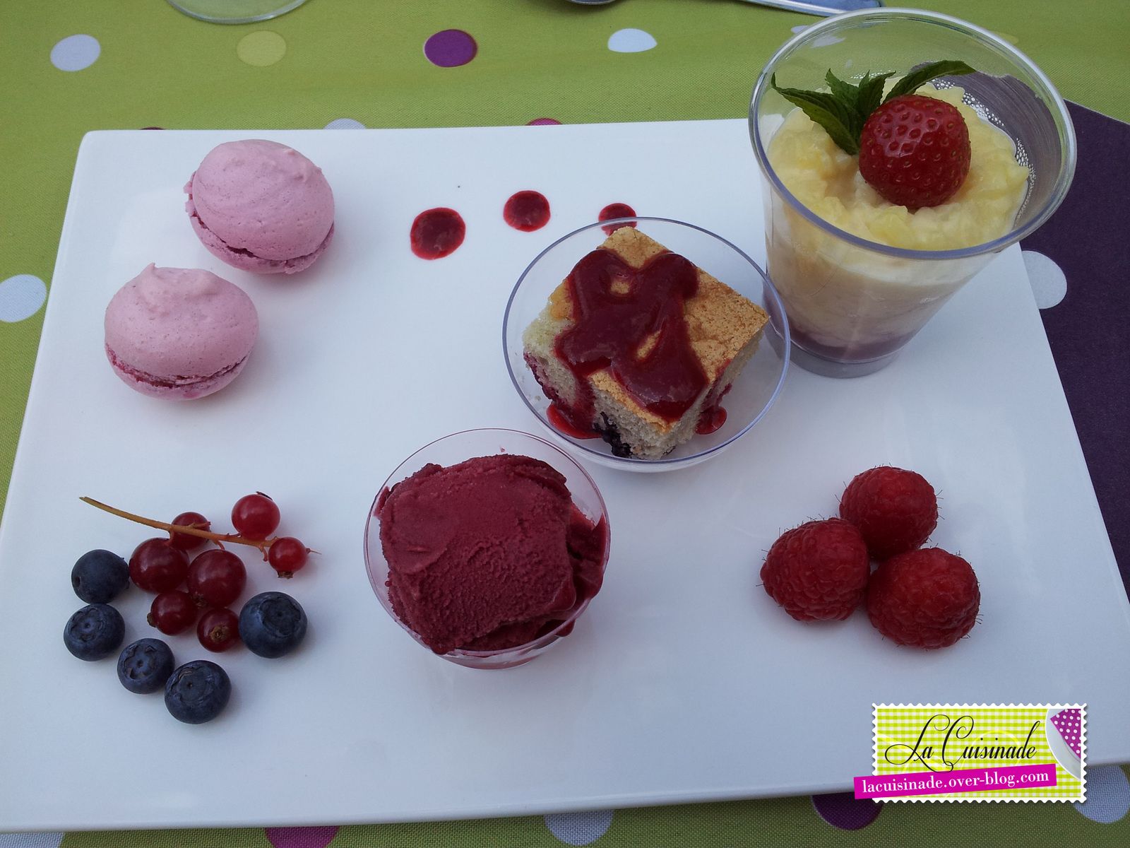 Farandole de Fruits Rouges - La Cuisinade