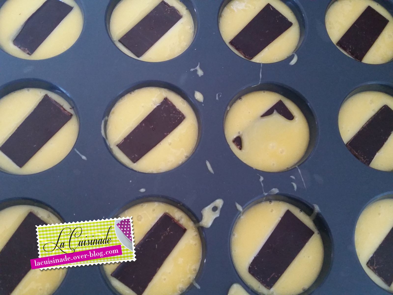 Muffin marbré au chocolat - La Cuisinade